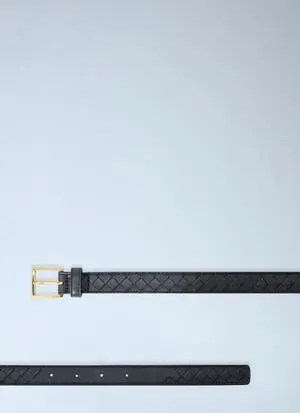 Bottega Veneta Solo Leather Belt
