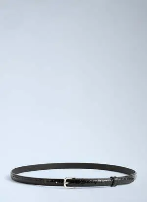 TOTEME Croco-embossed Patent Belt