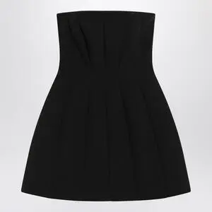 Max Mara Bustier Dress In Sable - Black