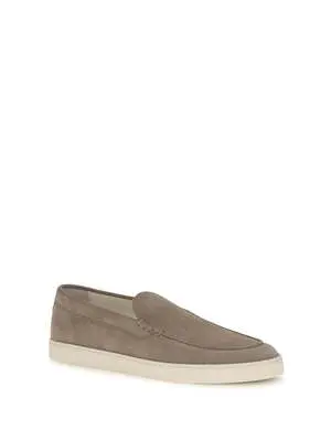 Brunello Cucinelli Suede Loafers - Gray