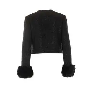 SELF-PORTRAIT Boucle' Fur Jacket