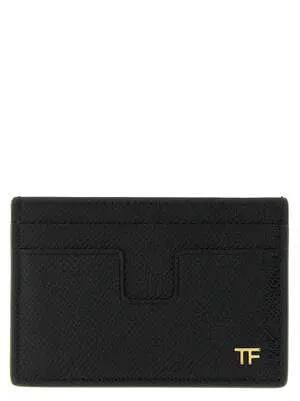 TOM FORD Small Grain Leather Cardholder - Black