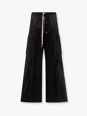 Rick Owens Double Cargo Jumbo Belas Trousers - Black
