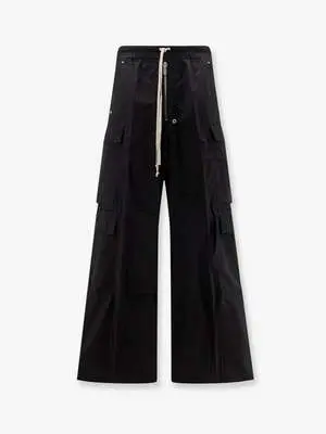 Rick Owens Double Cargo Jumbo Belas Trousers - Black