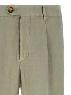 Brunello Cucinelli Linen Gabardine Trousers