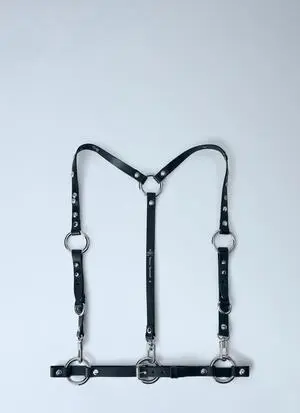 VIVIENNE WESTWOOD Adjustable Leather Harness - Black
