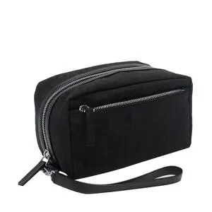 Fendi Small Ff Double Zip Beauty Case - Black