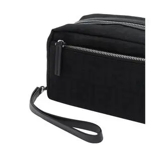 Fendi Small Ff Double Zip Beauty Case - Black