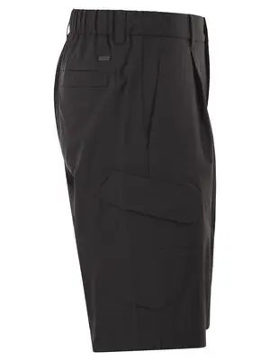 Herno Technical Fabric Cargo Bermuda Shorts