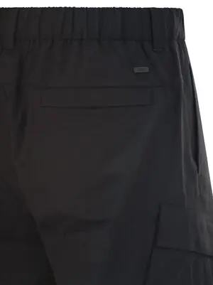 Herno Technical Fabric Cargo Bermuda Shorts