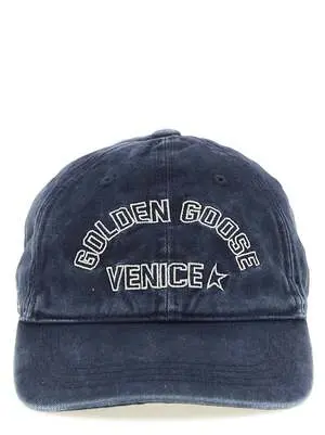 GOLDEN GOOSE Journey' Cap - Blue