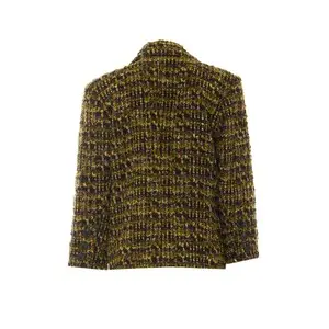 Saint Laurent Tweed Single Breasted Jacket