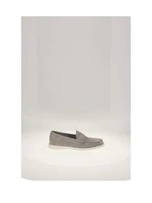 Dior Suede Granville Loafers - Gray