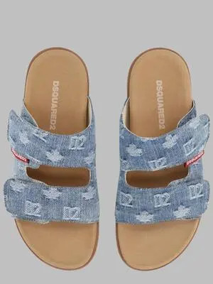 Dsquared2 Sandalo A Doppia Fascia - Multicolor