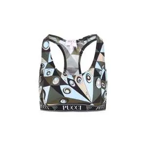 Emilio Pucci Pucci Polyamide Bra Top Women Multicolor