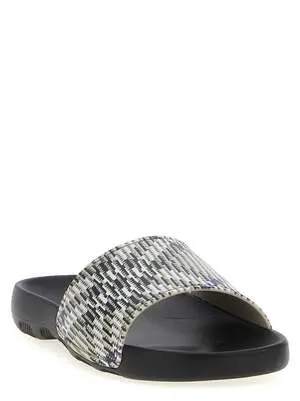 Burberry Dive Check' Sandals - Multicolor
