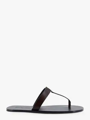 Saint Laurent Babylone Leather Sandals - Multicolor