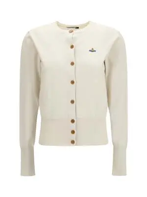 VIVIENNE WESTWOOD Bea Cotton Cardigan - White