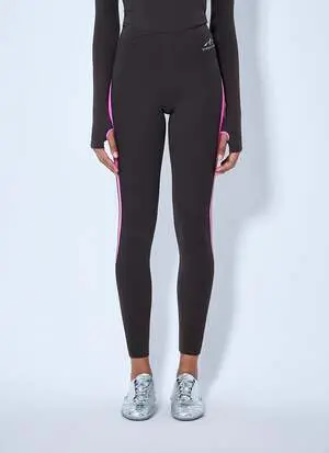 Balenciaga High Waist Leggings - Brown