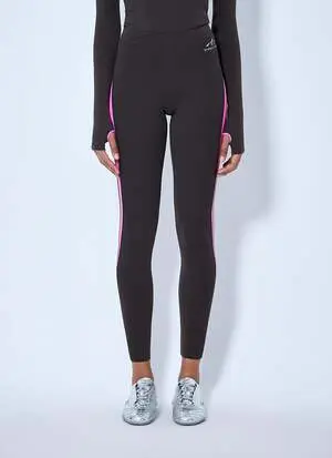 Balenciaga High Waist Leggings - Brown