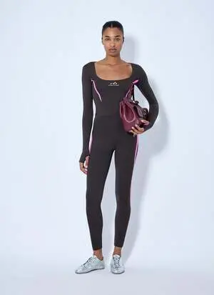 Balenciaga High Waist Leggings - Brown