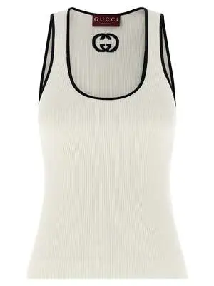 Gucci Incrocio Gg' Tank Top - Multicolor