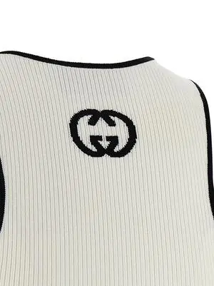 Gucci Incrocio Gg Tank Top - Multicolor