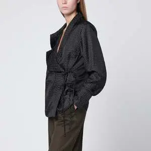 Dries Van Noten Wrap Shirt - Black