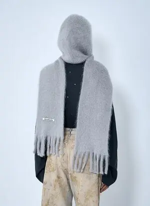 Acne Studios Fringed Wool Scarf