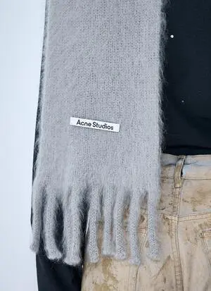 Acne Studios Fringed Wool Scarf