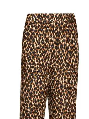 Etro Silk Crêpe De Chine Printed Trousers - Multicolor
