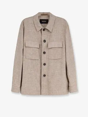 BOSS Corvin Virgin Wool, Silk And Linen Jacket