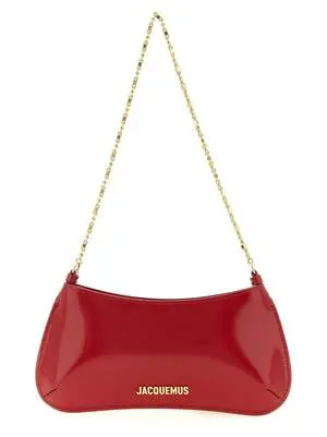 Jacquemus Le Petit Bisou Chaîne' Shoulder Bag - Red