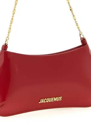 Jacquemus Le Petit Bisou Chaîne' Shoulder Bag - Red