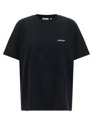 Off-White Arrow Out Flower' T-shirt - Black