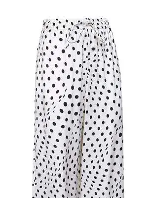 Stella McCartney Polka Dot Viscose Oversized Trousers