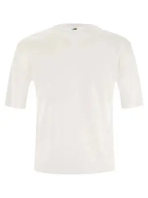 Herno Lyocell And Cotton T-shirt - White