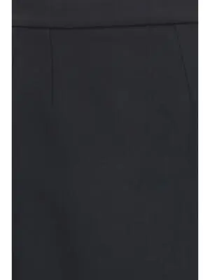 Dolce & Gabbana Stretch Wool Pencil Skirt