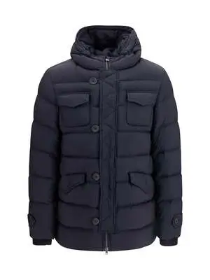 Herno Thermal Waterproof Down Jacket - Black