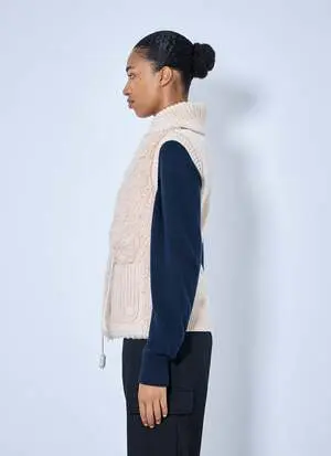 Moncler Sherpa-lined Knitted Vest