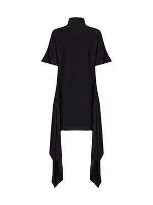 Alaïa Viscose Asymmetric T-shirt Mini Dress - Multicolor