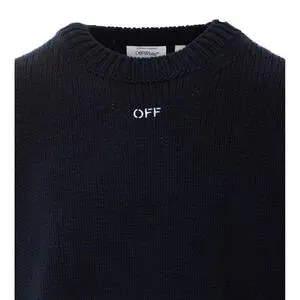 Off-White Arrow Maxi Embroidery Sweater