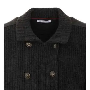 Brunello Cucinelli Cashmere Cardigan - Gray