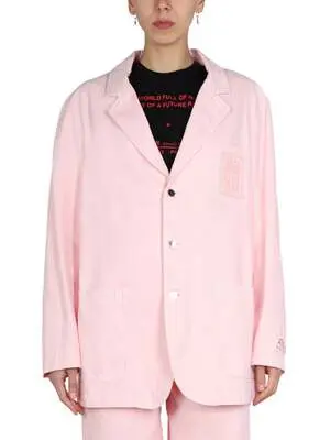 Raf Simons Logo Patch Jacket - Pink