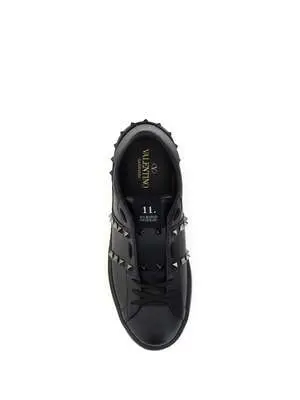Valentino Garavani Rockstud Untitled Calf Leather Sneakers