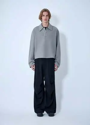 RIER Oversized Polo Knit Jumper
