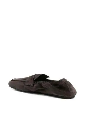 Prada Shuffle Leather Loafers