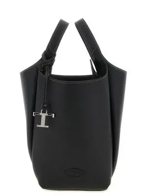 TOD'S T Timeless' Mini Bucket Bag - Black
