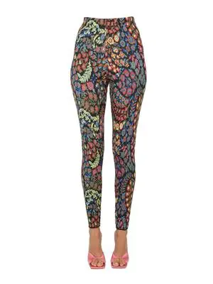 Etro Jacquard Wool Blend Top And Leggings Set