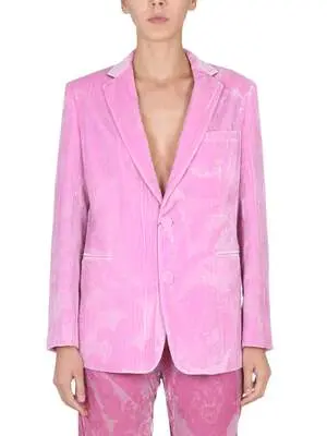 Etro Maxi Paisley Patterned Jacket - Pink